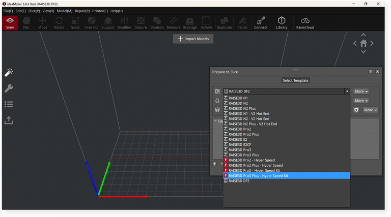 ideaMaker-切片软件-Raise3D复志科技